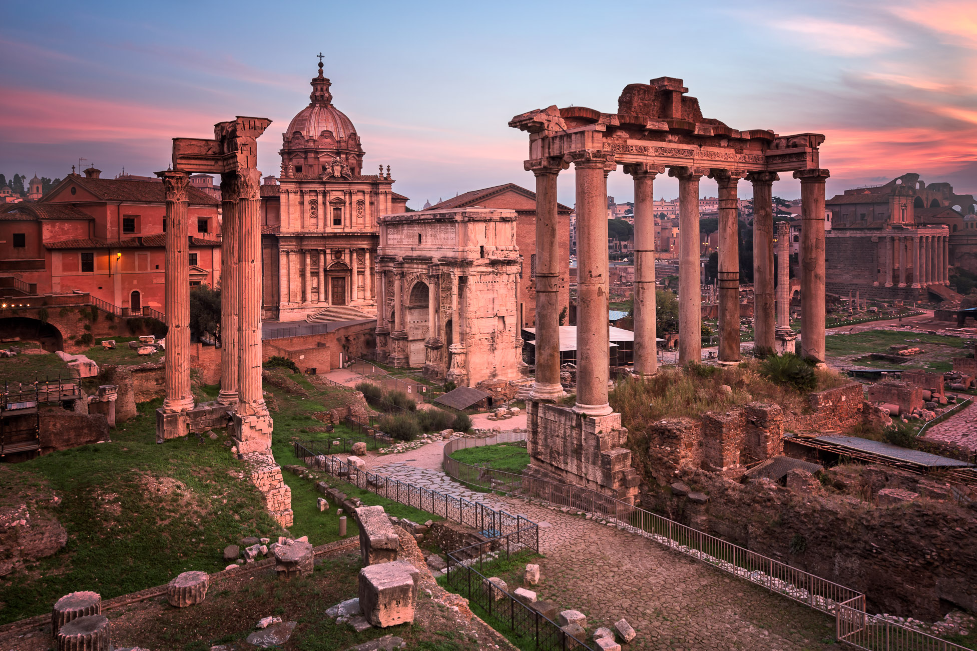 Roman Forum In The Morning Rome Anshar Photography